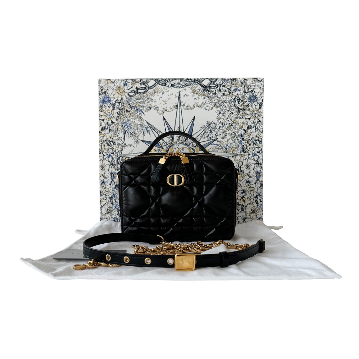 Shop authentic Christian Dior Caro Box Bag at revogue for just USD 2,250.00