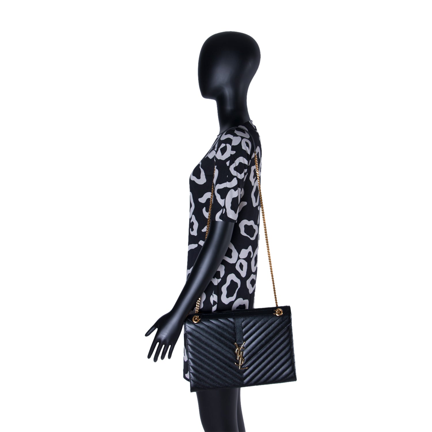 Shop authentic Saint Laurent Monogram Envelope Large Bag at revogue for ...