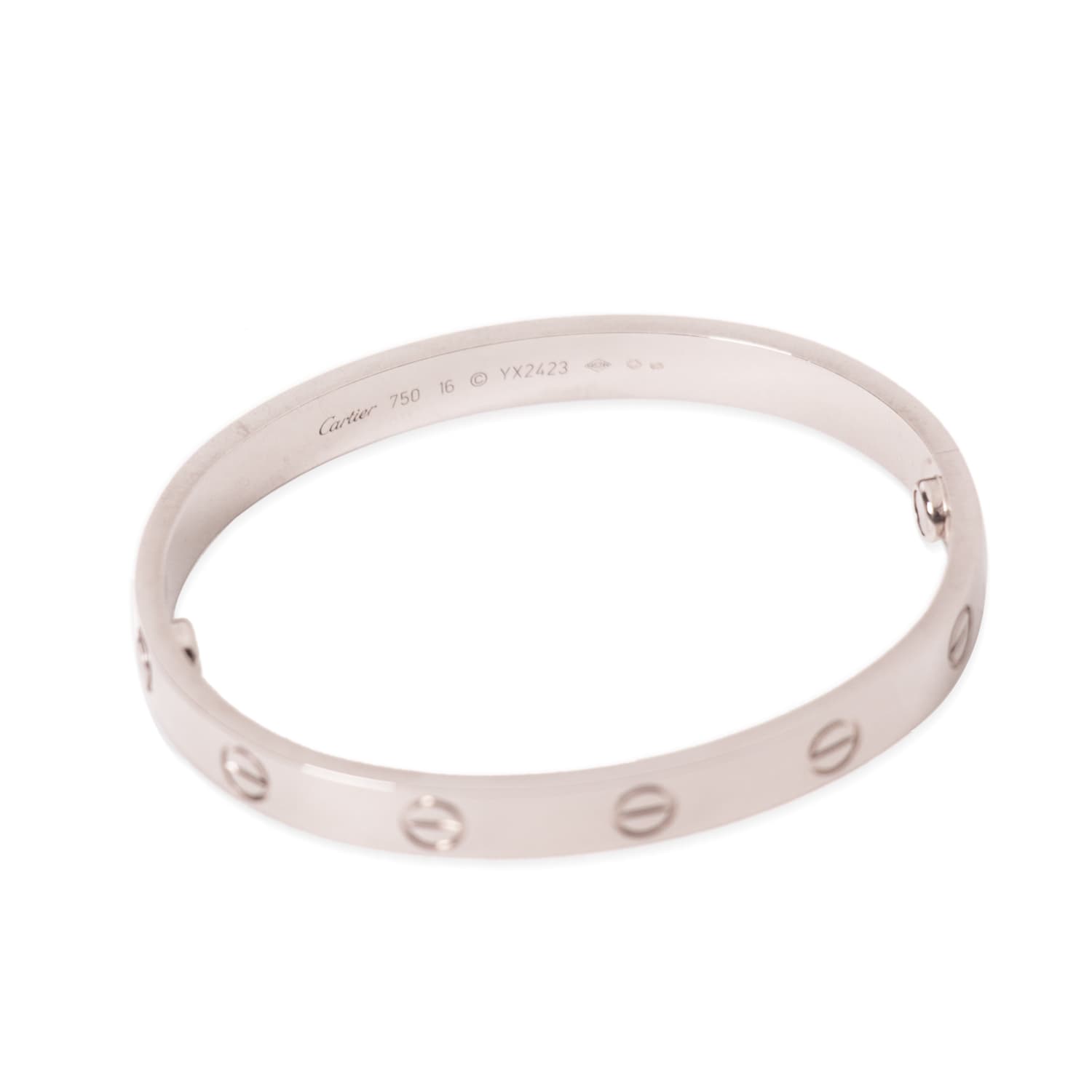 Cartier White Gold Love Bracelet Accessories Cartier - Shop authentic ...