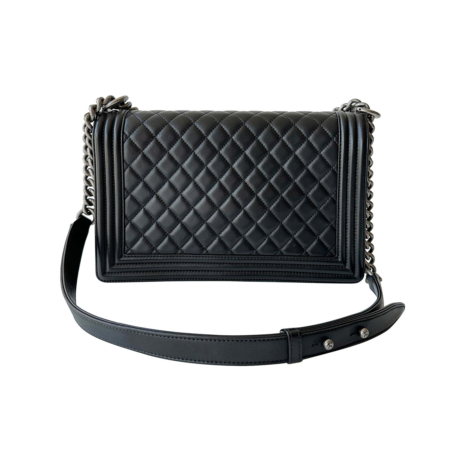 Shop authentic Chanel Quilted Large Boy Bag at revogue for just USD ...