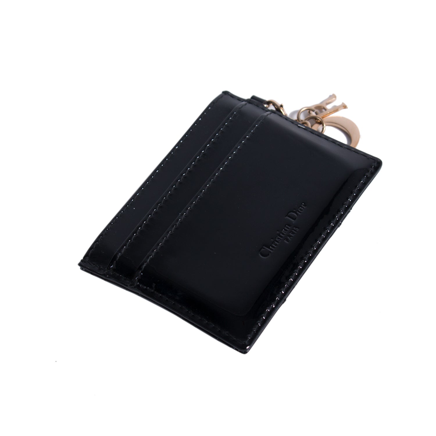 Shop authentic Christian Dior Lady Dior Card Holder at revogue for just ...