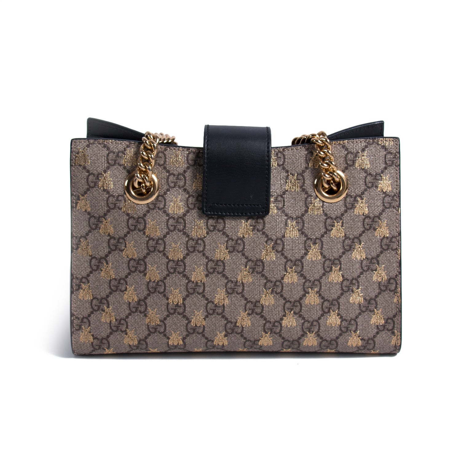 Shop authentic Gucci Bee Padlock Shoulder Bag at revogue for just USD ...