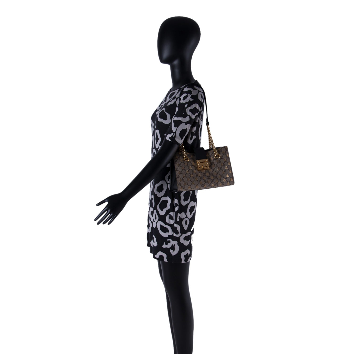 Shop authentic Gucci Bee Padlock Shoulder Bag at revogue for just USD ...