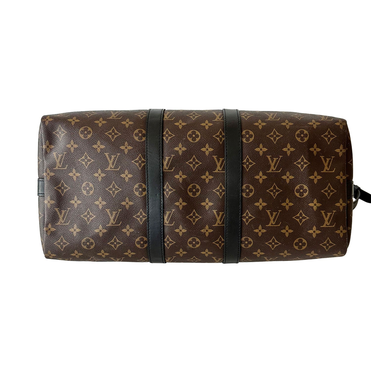 Shop authentic Louis Vuitton Keepall 45 Bandoulière Monogram Macassar ...