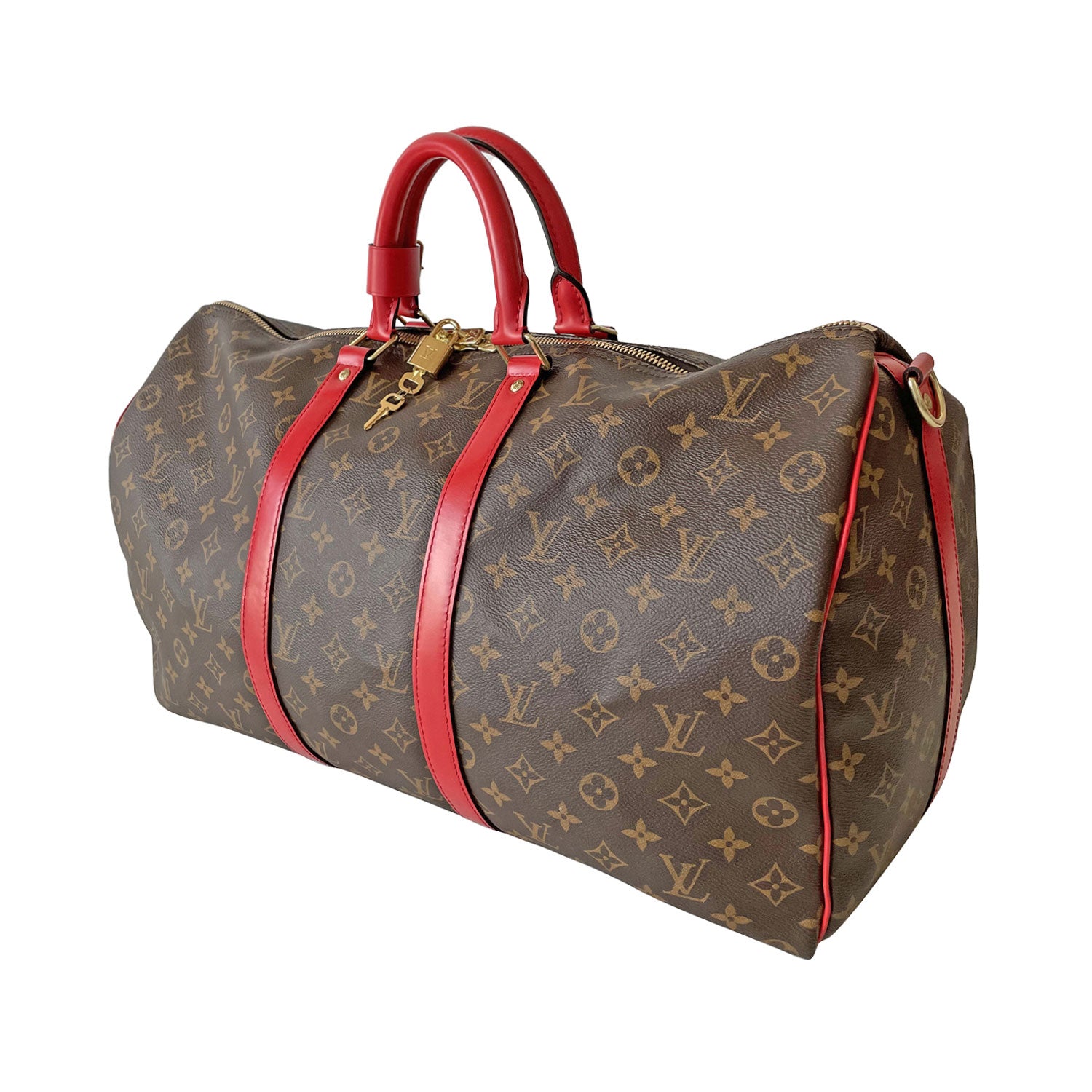 Shop authentic Louis Vuitton Monogram Keepall Bandouliere 50 at revogue ...