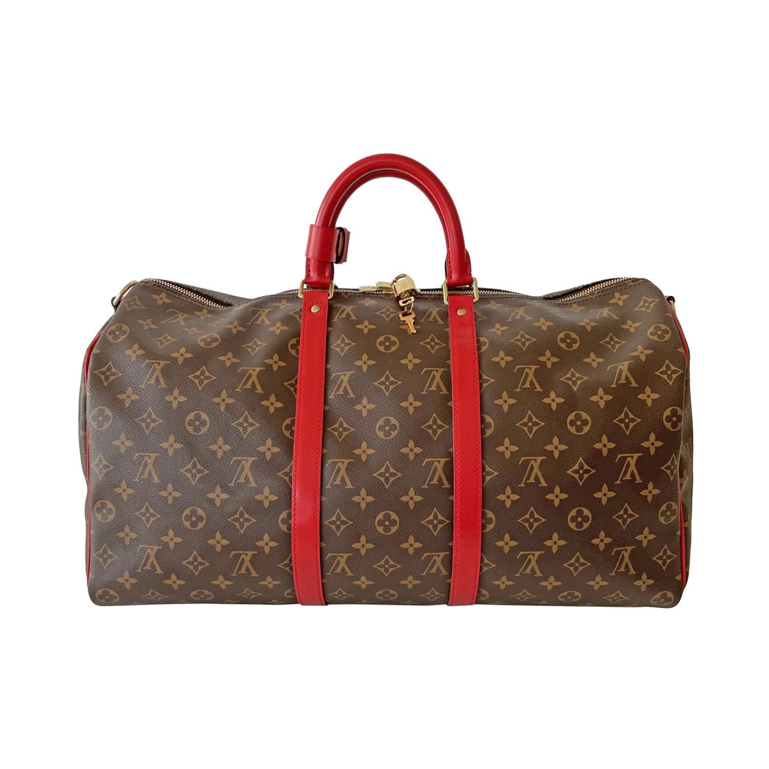Shop authentic Louis Vuitton Monogram Keepall Bandouliere 50 at revogue ...