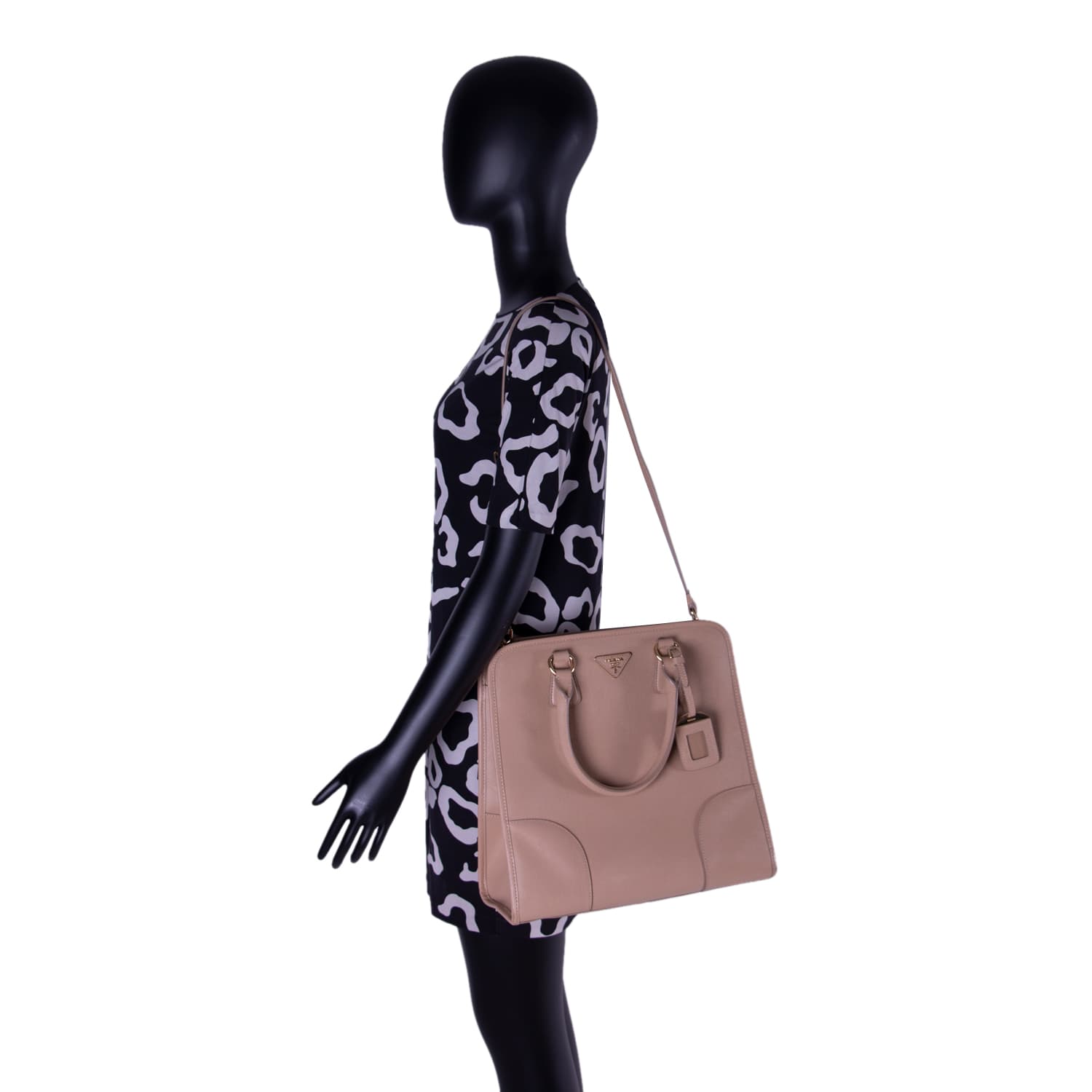 Shop authentic Prada Saffiano Lux Satchel Bag at revogue for just USD ...