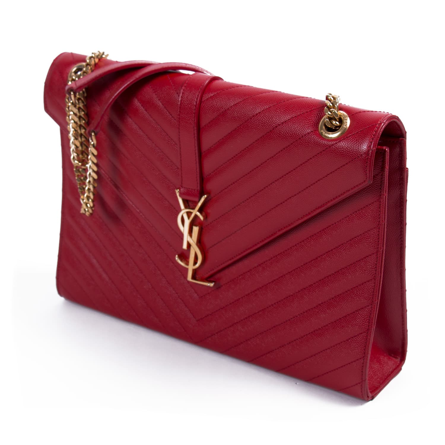 Shop authentic Saint Laurent Monogram Envelope Large Bag at revogue for ...